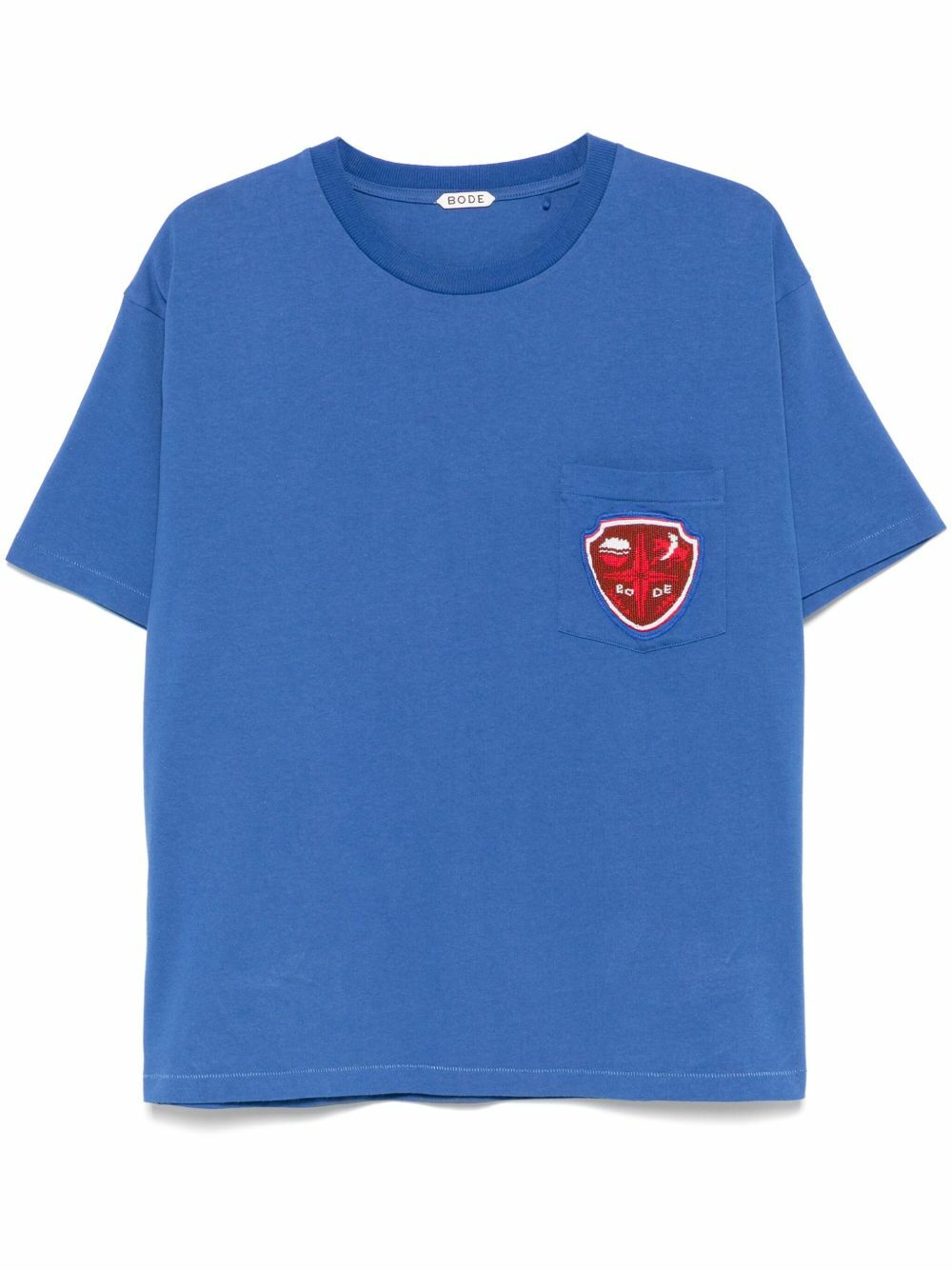 BODE Blue Crest Pocket T-Shirt Bode