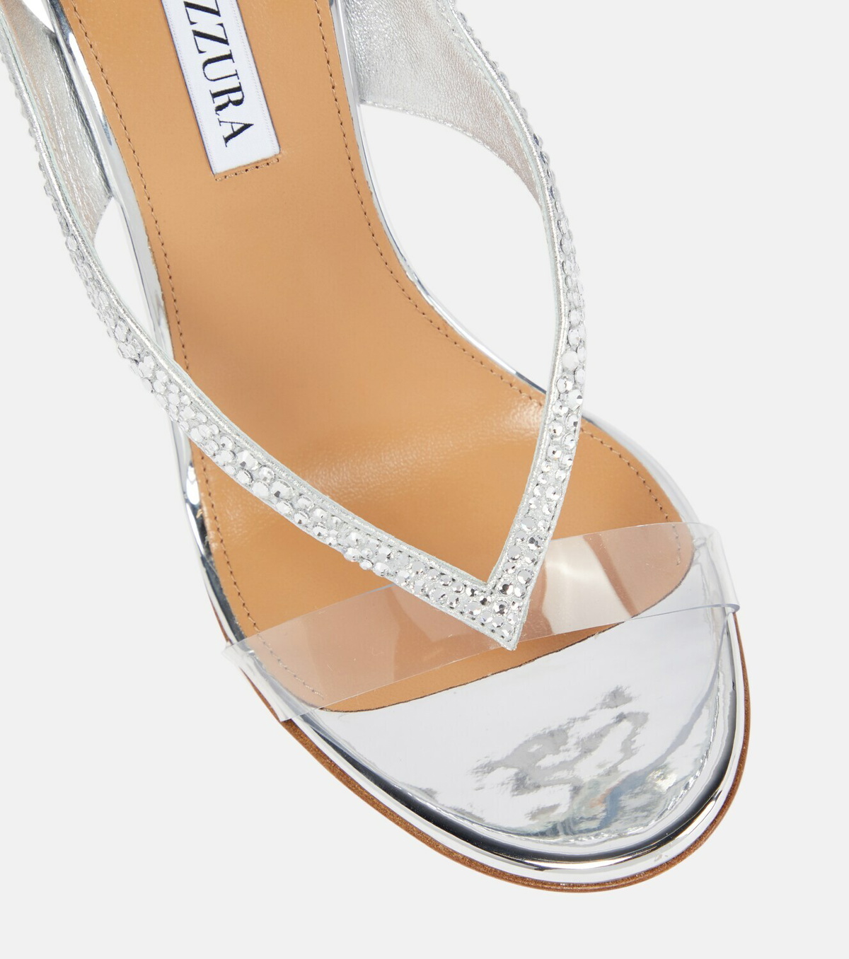 Aquazzura Izzy embellished slingback sandals Aquazzura