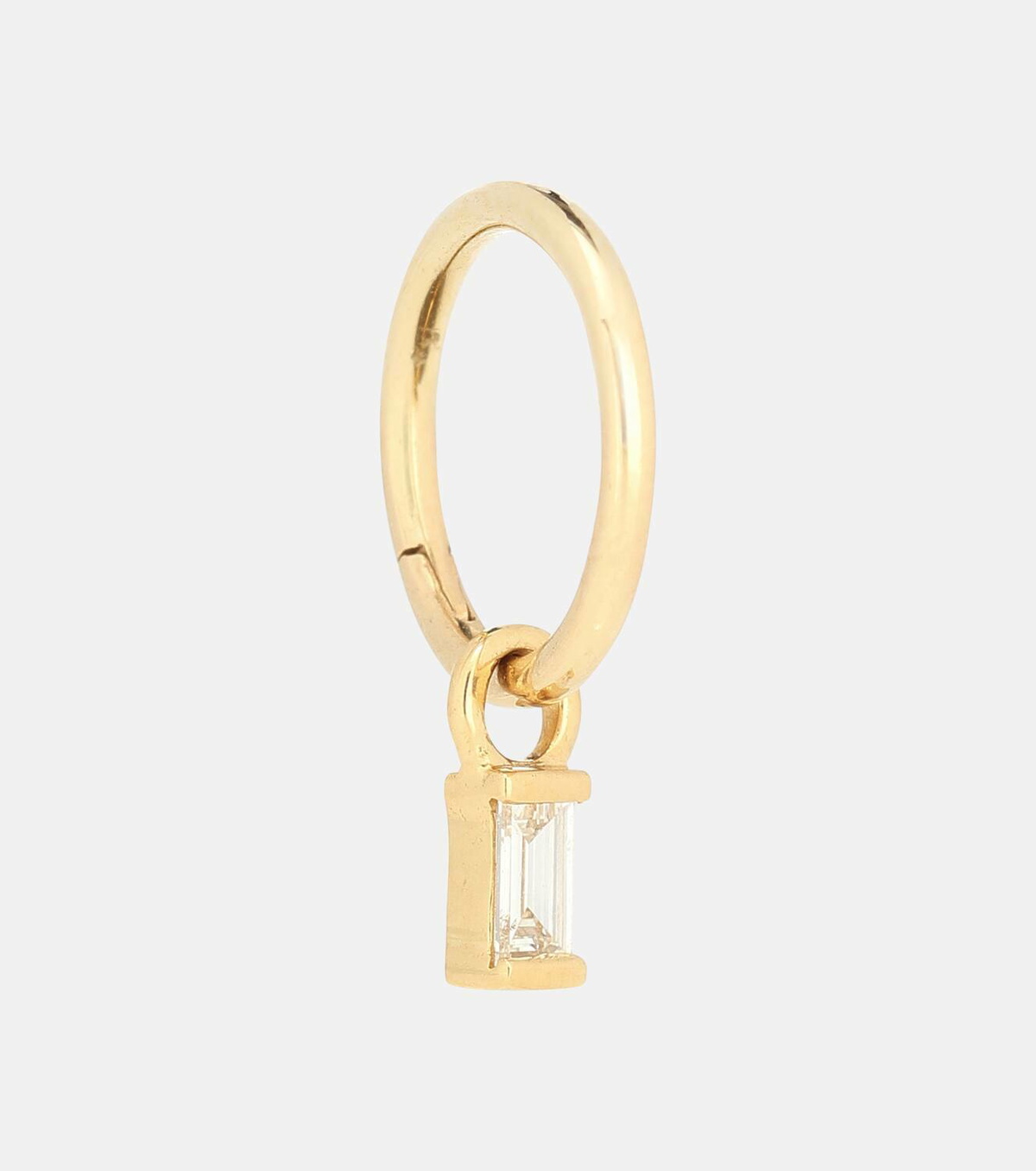 Maria Tash 18kt gold hoop earring with diamond Maria Tash