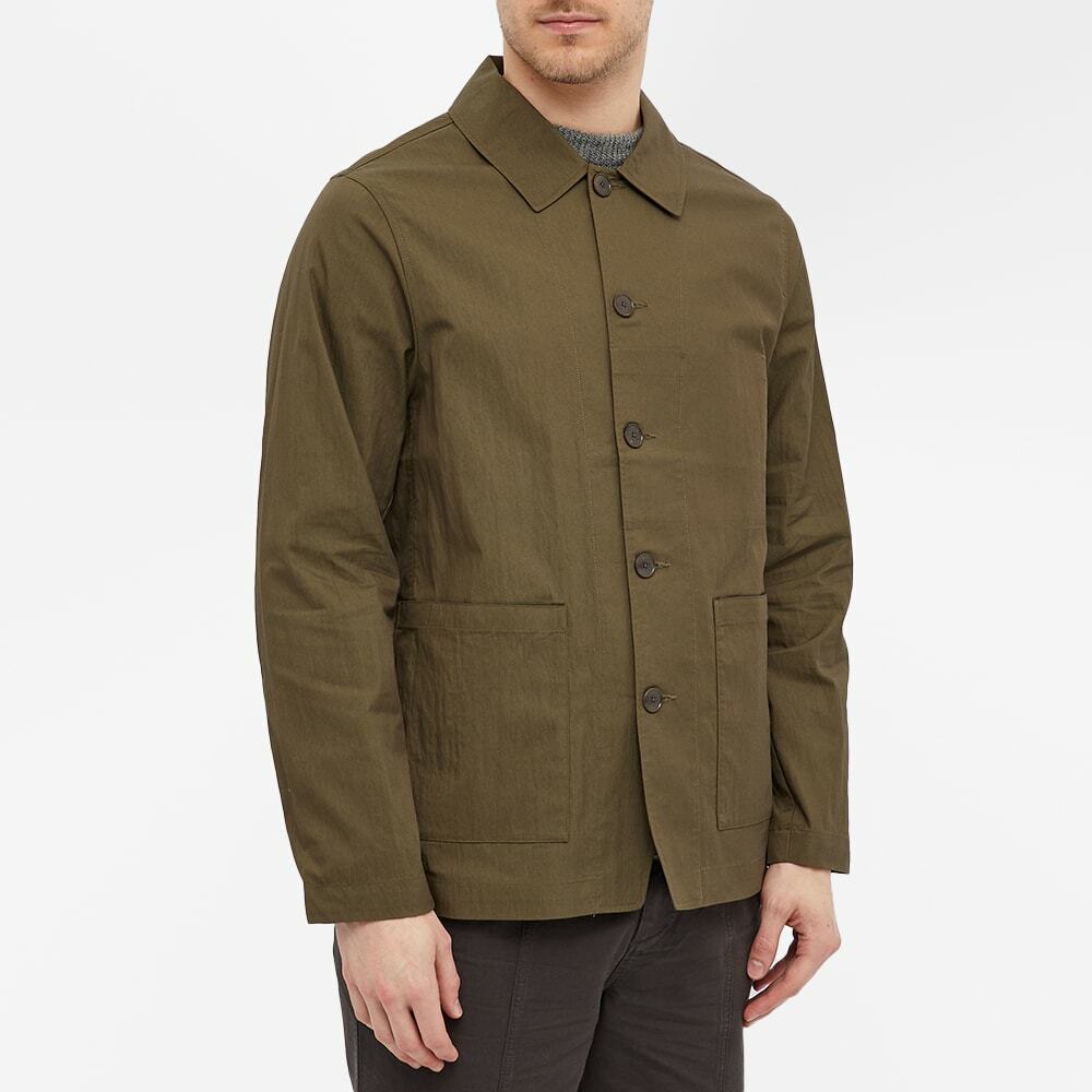 Folk Men's Woven Tech Jacket in Olive Folk