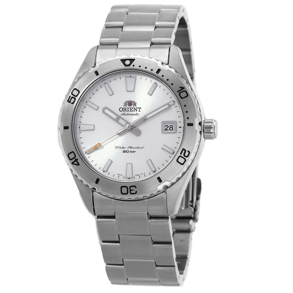 Orient Sports Automatic White Dial Mens Watch RA-AC0Q03S10B Orient