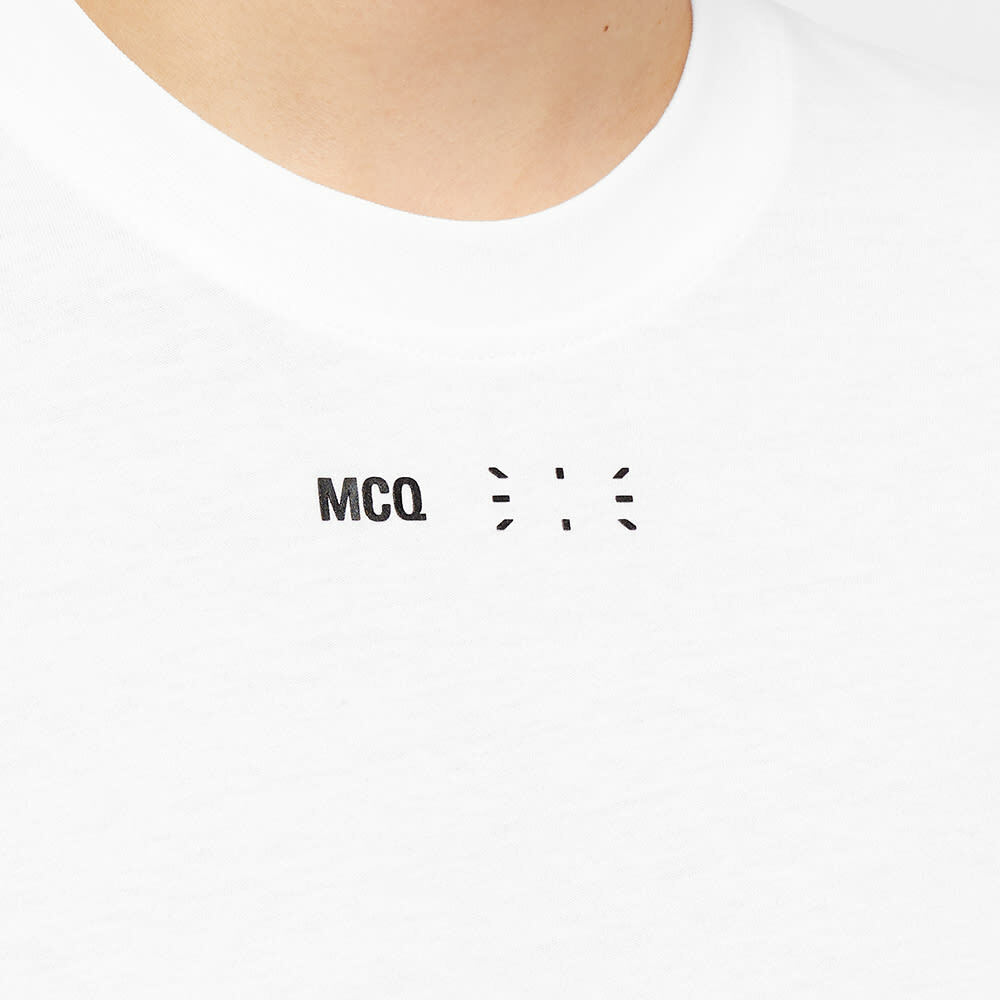 McQ Women's Contrast Logo T-Shirt in Optic White McQ Alexander McQueen