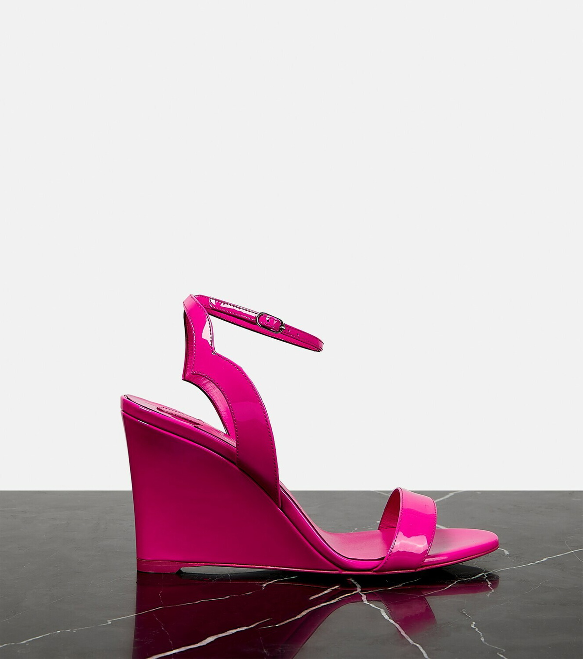 Christian Louboutin Patent leather wedge sandals Christian Louboutin