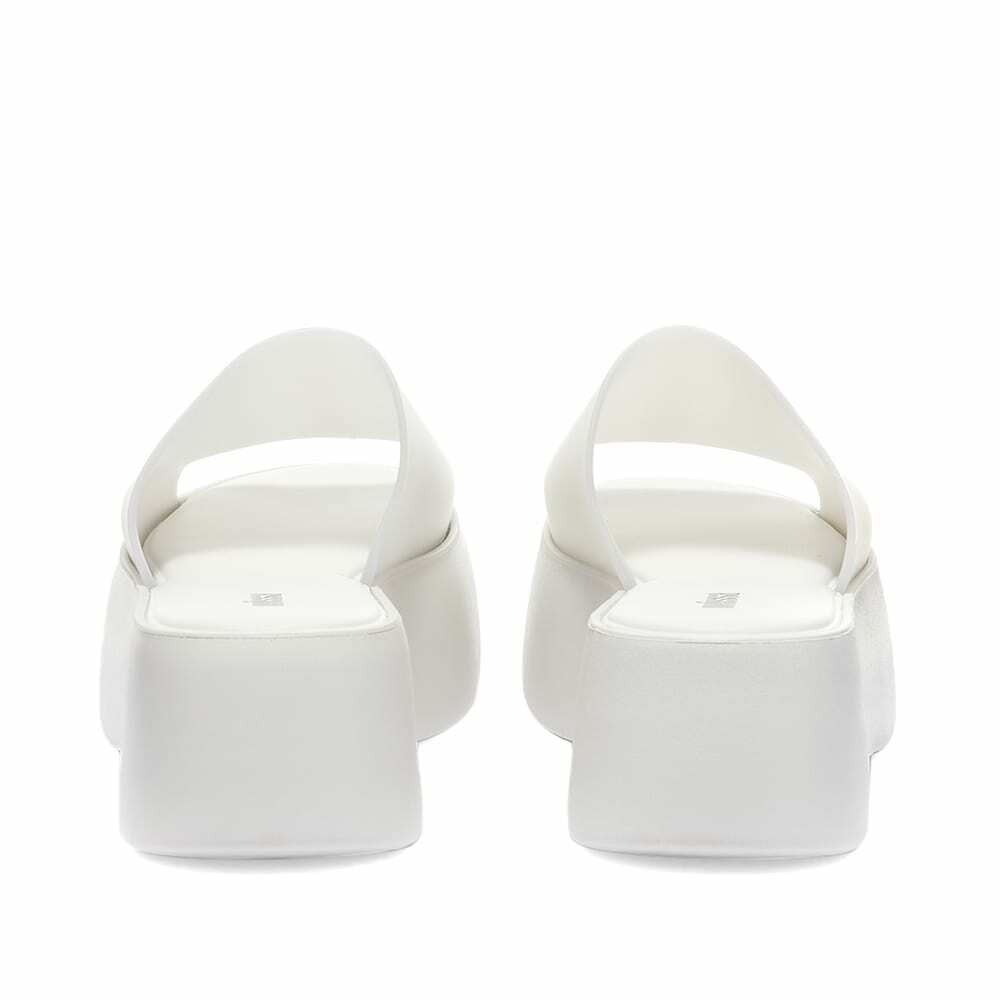 Melissa Women's Becky Platform Slider in White Frost Melissa