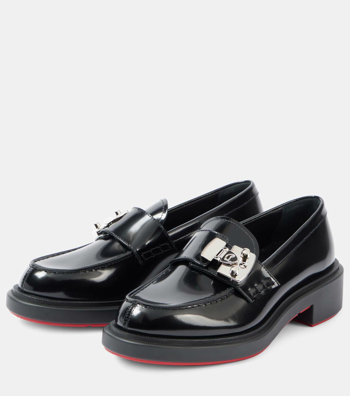 Christian Louboutin Urban Moc Lock leather loafers Christian Louboutin