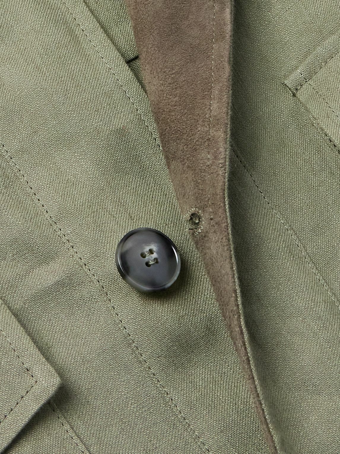 Canali - Linen-Canvas Jacket - Green Canali