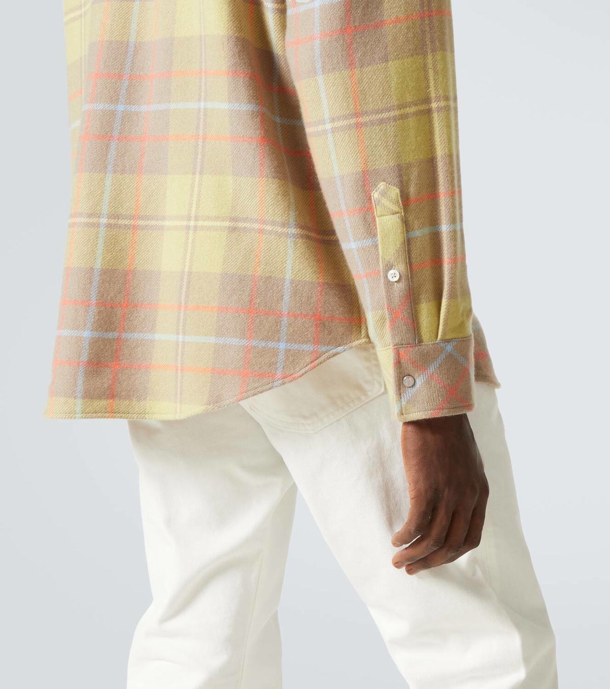 God's True Cashmere Earth plaid cashmere shirt God's True Cashmere