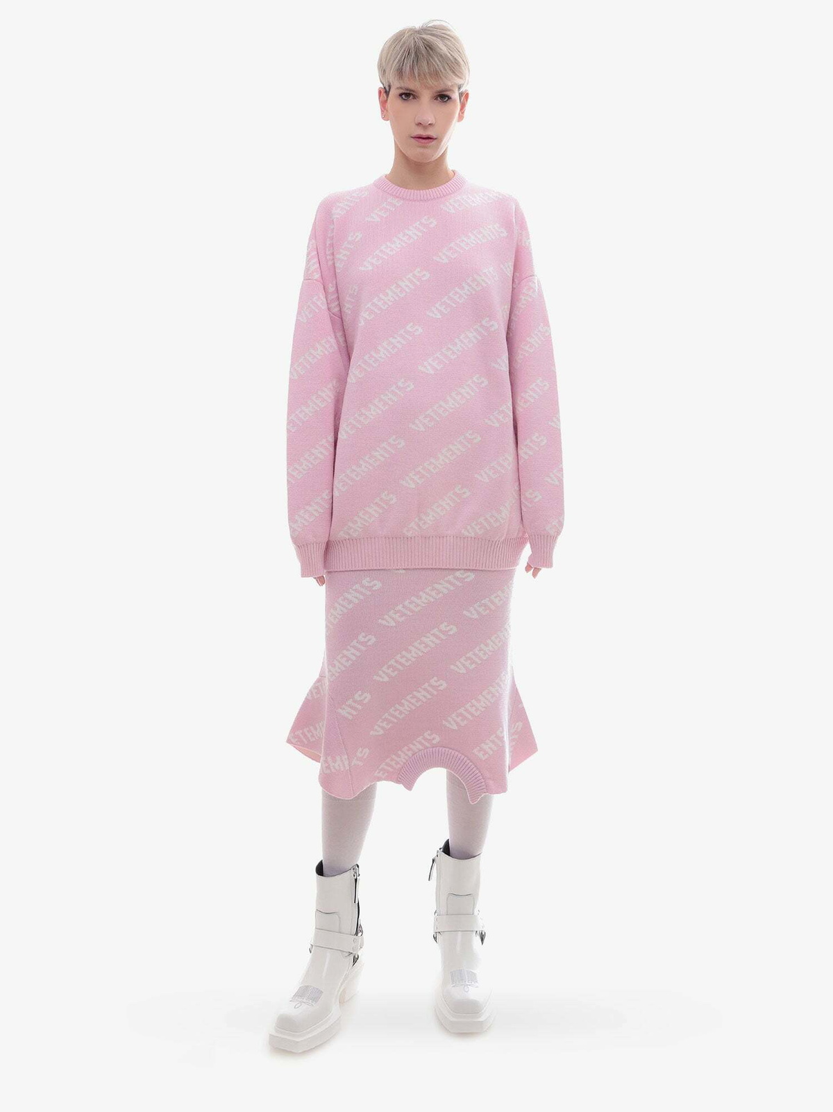 Vetements Skirt Pink Womens Vetements