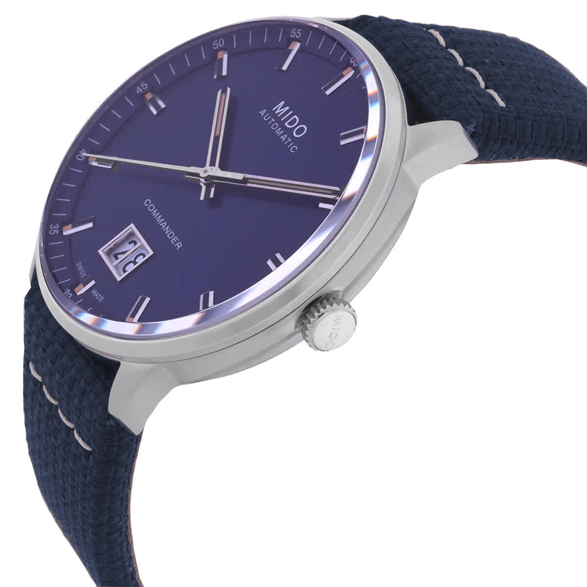 Mido Commander Automatic Blue Dial Mens Watch M0216261704100 Mido