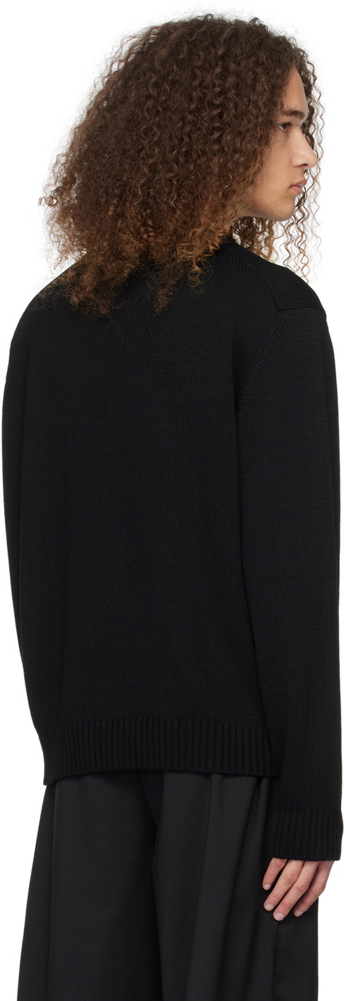 Han Kjobenhavn Black Embroidered Sweater Han Kjobenhavn