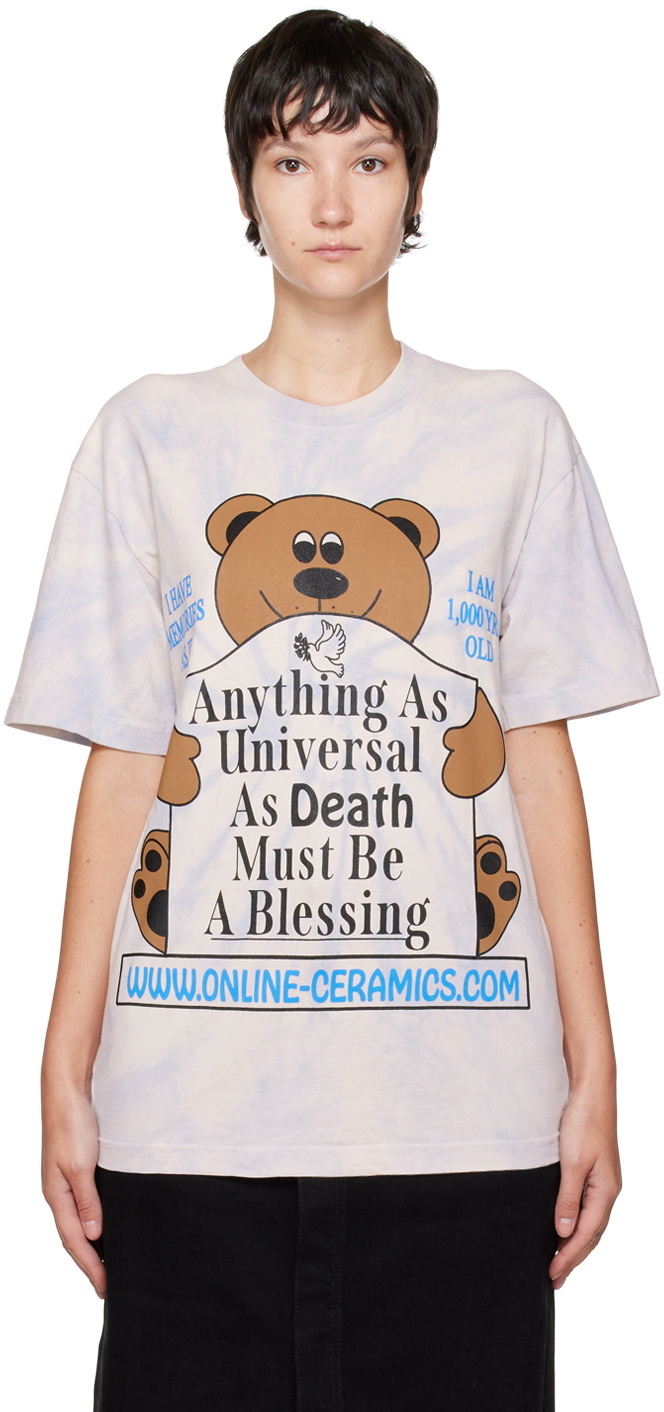 Online Ceramics Blue Universal Death Blessing T-Shirt Online Ceramics