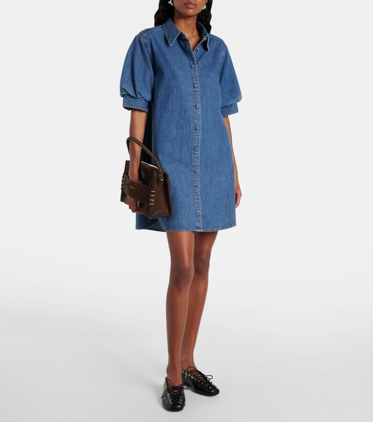 Frame Play denim minidress Frame Denim