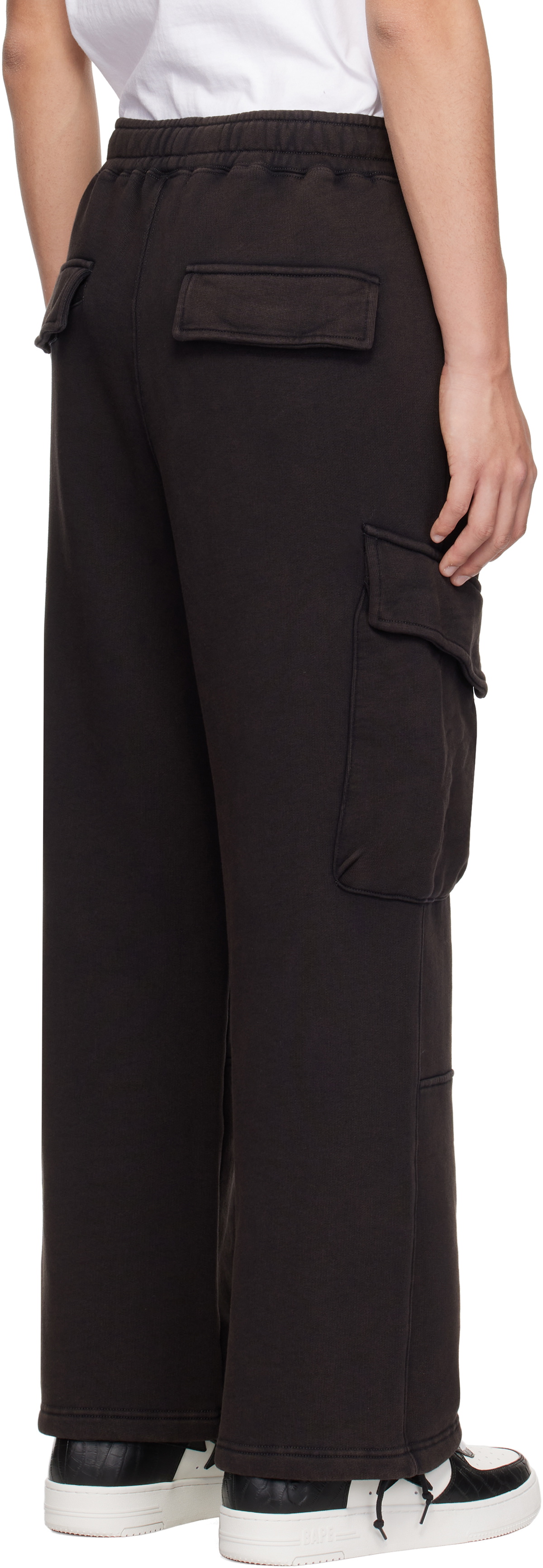 BAPE Black Faded Cargo Pants A Bathing Ape