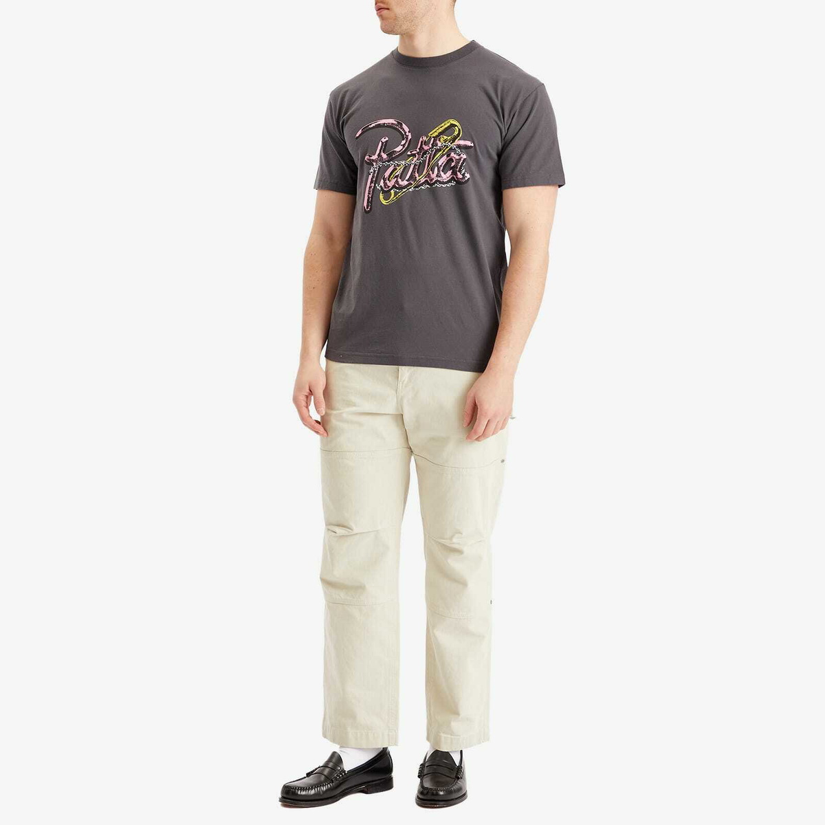 Patta Men's Pinned T-Shirt in Forged Iron Patta