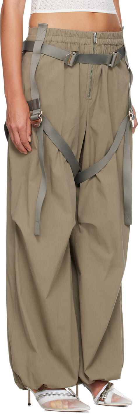 Dion Lee Green Harness Flight Trousers Dion Lee