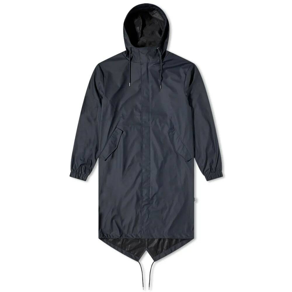 Rains Men's Fishtail Jacket in Navy Rains