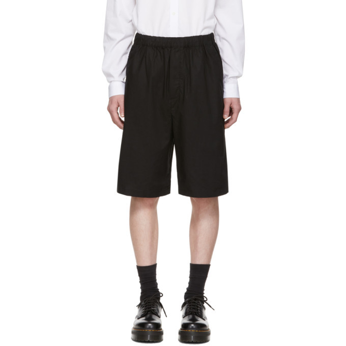 McQ Alexander McQueen Black Elasticized Shorts McQ Alexander McQueen