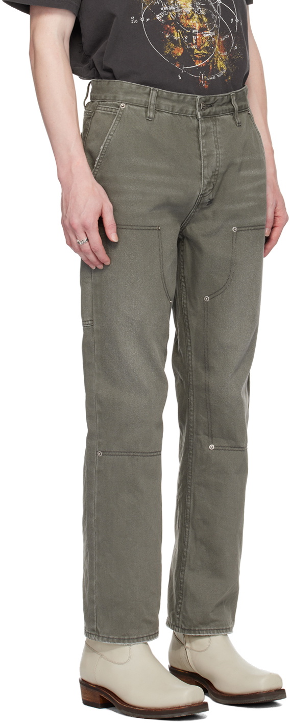 Ksubi Green Ghosted Operator Jeans Ksubi