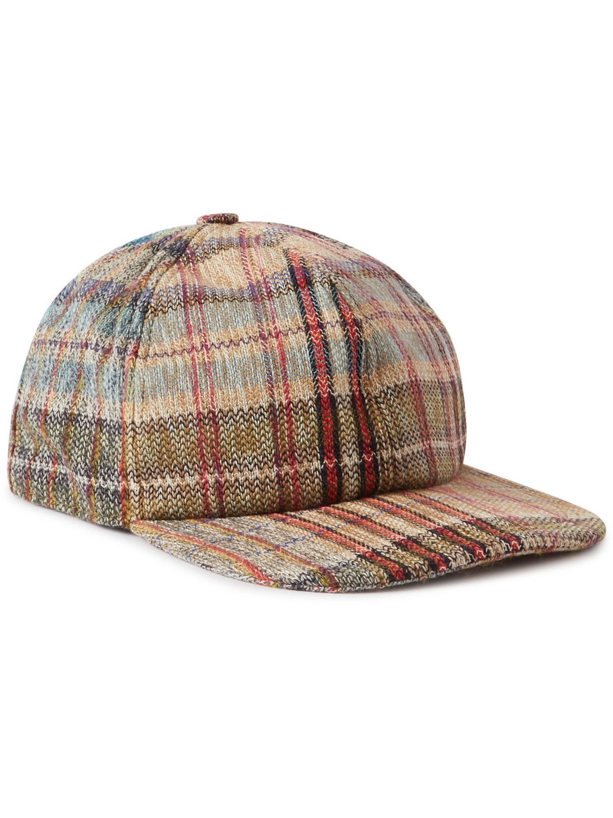 Missoni - Checked Wool-Blend Jacquard Baseball Cap - Neutrals Missoni Missoni - Checked Wool-Blend Jacquard Baseball Cap - Neutrals Missoni