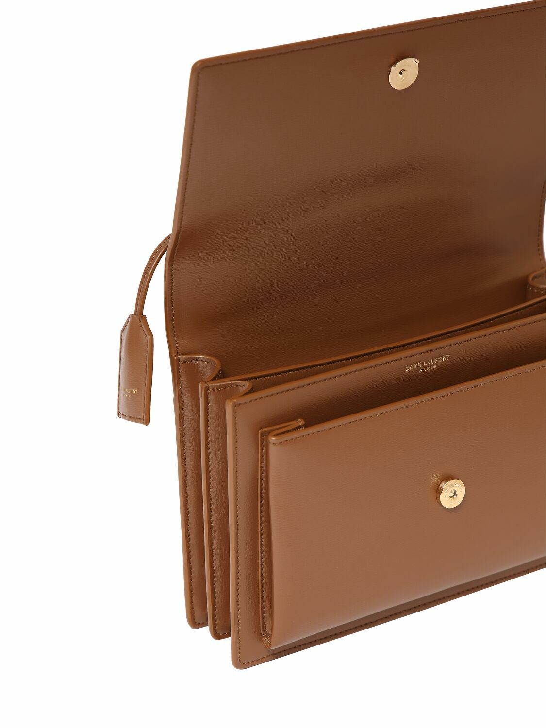 SAINT LAURENT - Medium Sunset Leather Shoulder Bag Saint Laurent