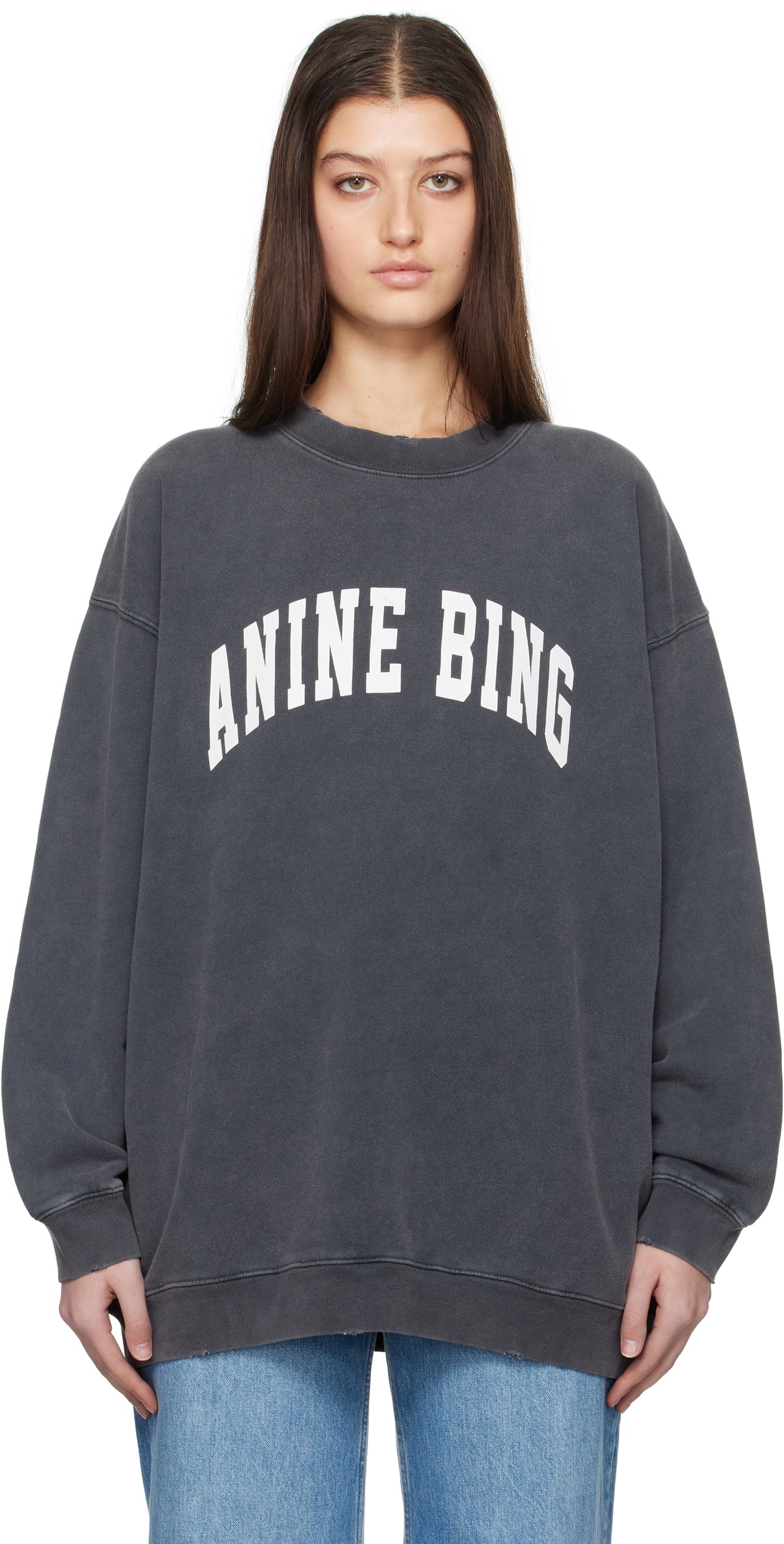 ANINE BING Gray Tyler Sweatshirt ANINE BING