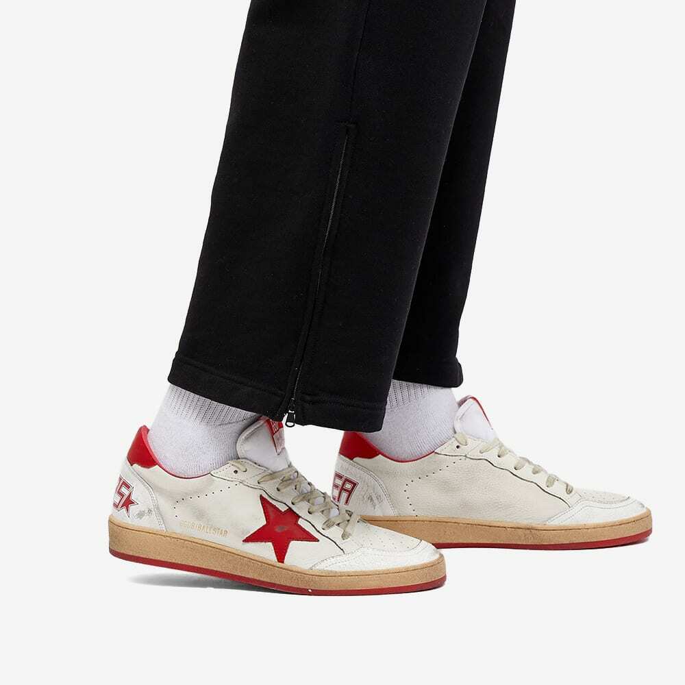 Golden Goose Women's Ball Star Leather Sneakers in White/Strawberry Red ...