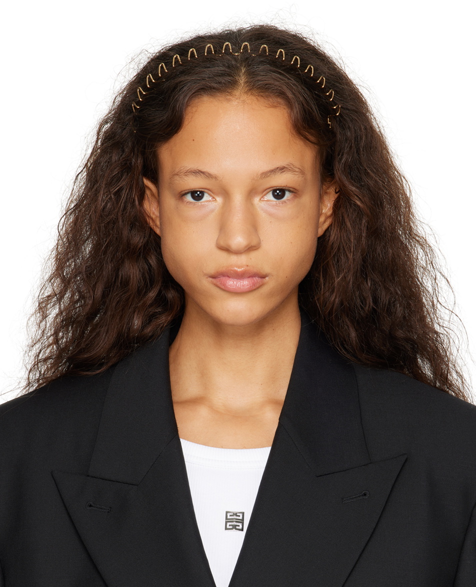 Givenchy Gold Show Headband Givenchy