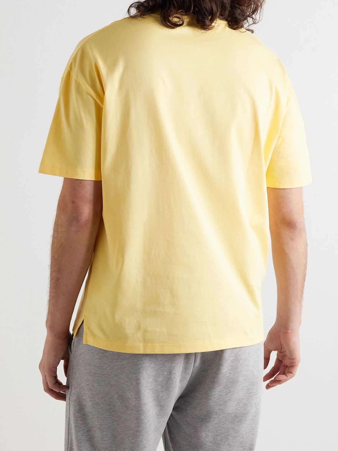 Ninety Percent - Logo-Embroidered Organic Cotton-Jersey T-Shirt ...