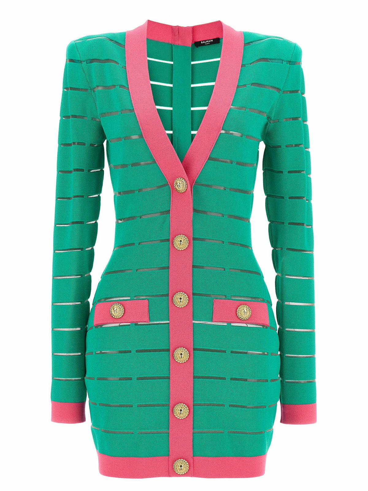 Balmain Two-tone Knit Dress Balmain