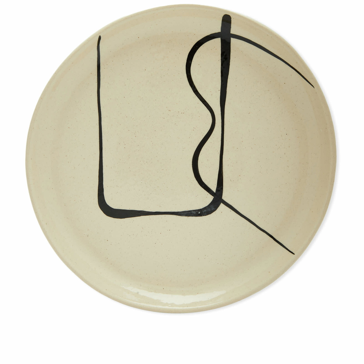 The Conran Shop Mono Pattern Side Plate in Black/White The Conran Shop