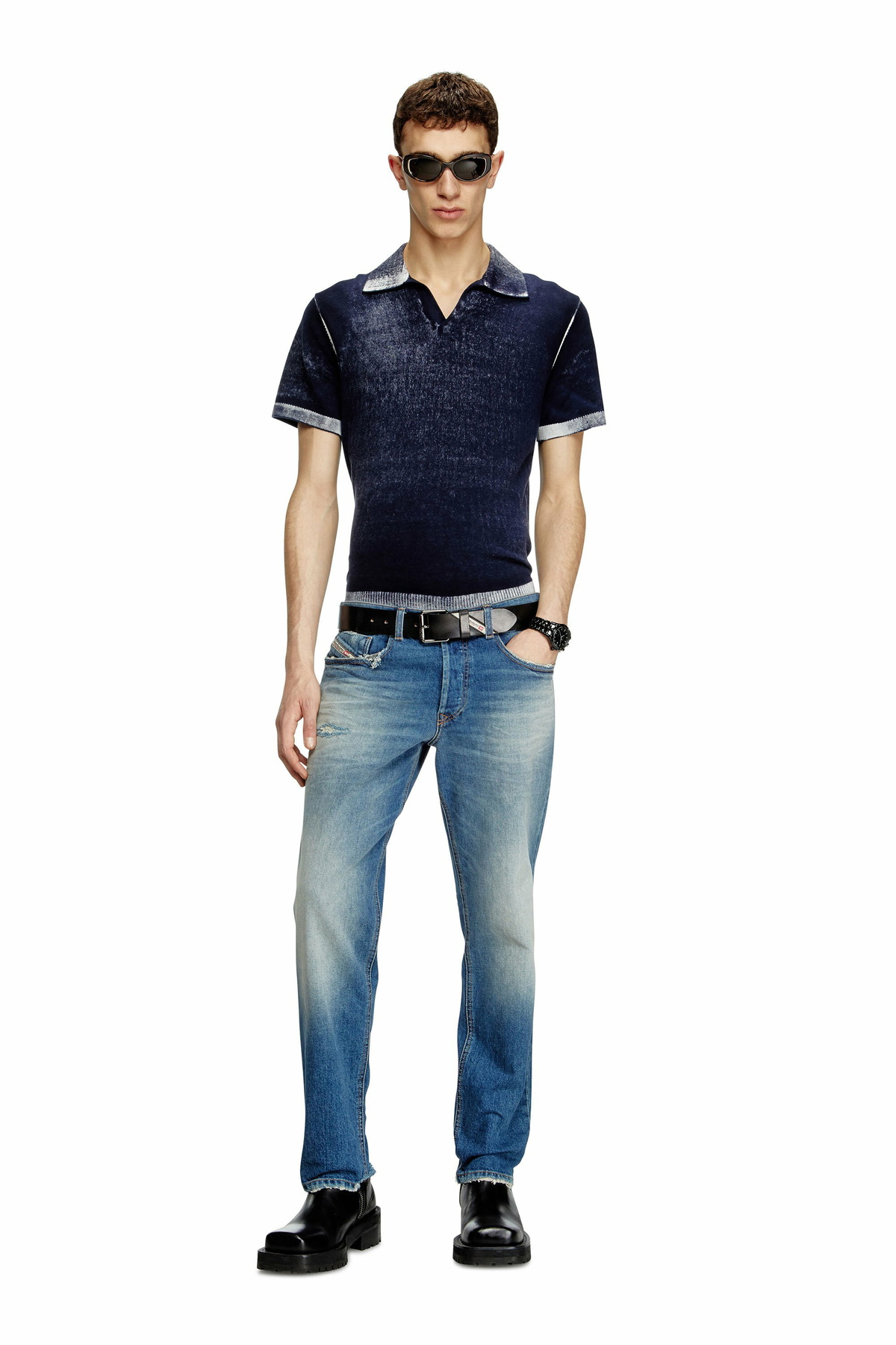 Diesel Regular Jeans - 2023 D-Finitive - Jeans Mens in Blue Diesel