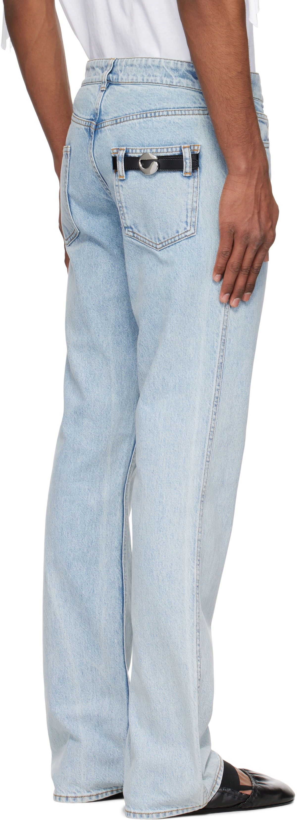 Coperni Blue Disney Edition Crown Jeans Coperni