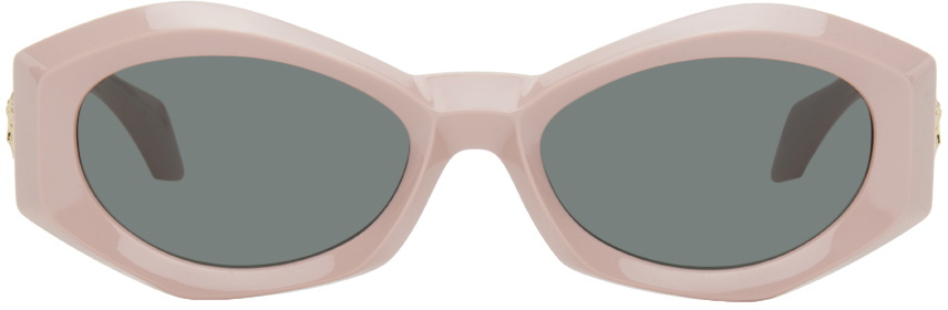 Versace Pink Oval Sunglasses Versace