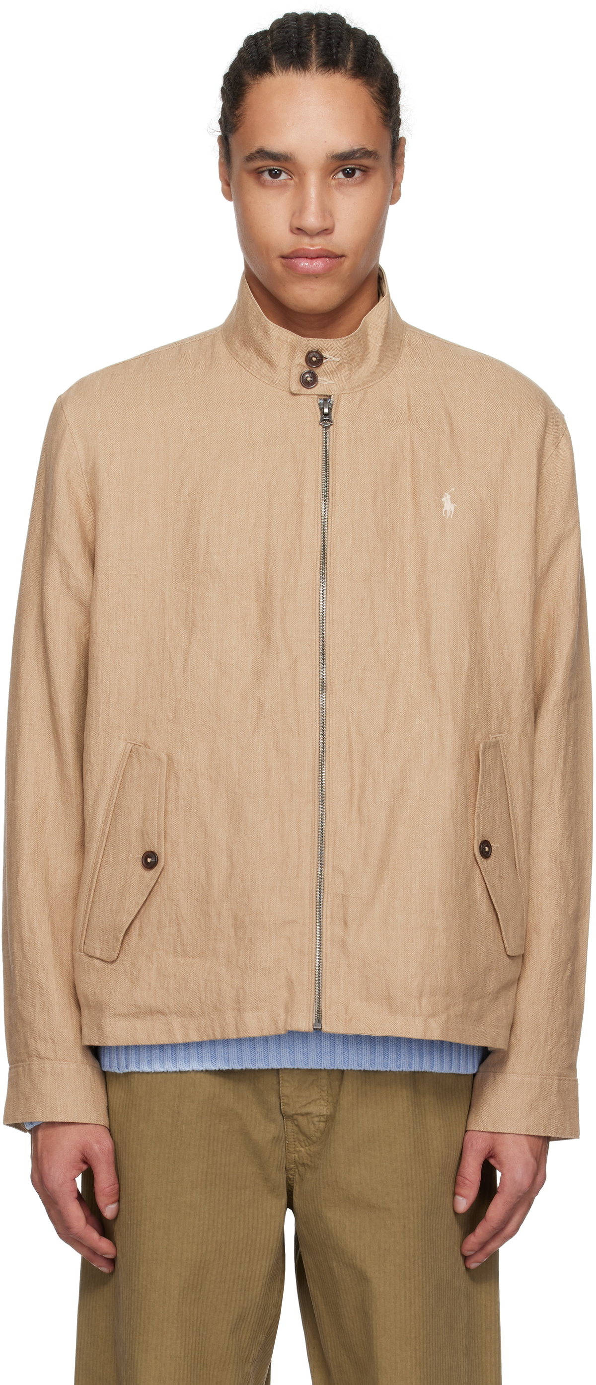 Polo Ralph Lauren Beige 'The Bedford' Reversible Jacket Polo Ralph Lauren
