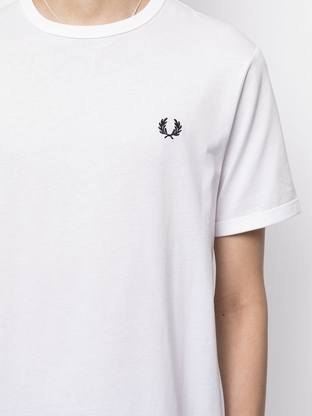 FRED PERRY - Logo Cotton T-shirt Fred Perry
