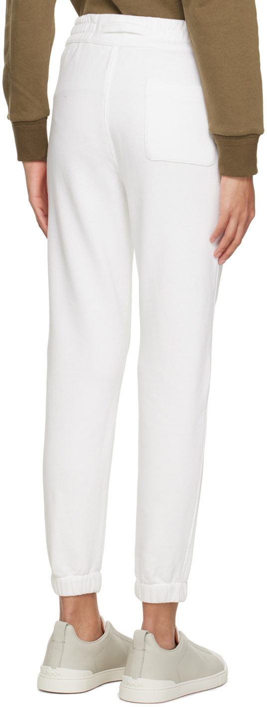 ZEGNA White Drawstring Lounge Pants Zegna