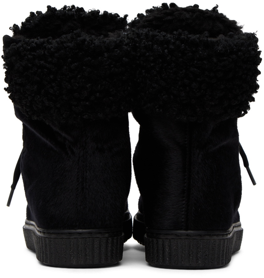 Anna Sui Black Pajar Edition Mod Boots Anna Sui