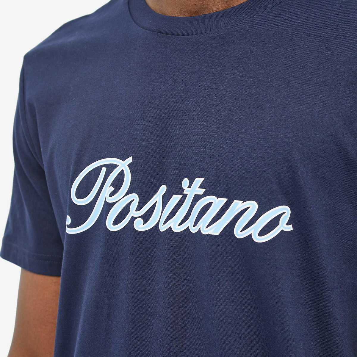 Harmony Men's Positano Italic T-Shirt in Navy Harmony