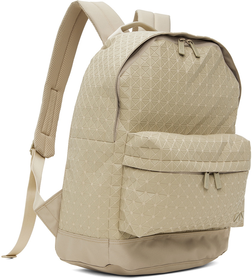 BAO BAO ISSEY MIYAKE Beige Daypack Backpack Bao Bao Issey Miyake