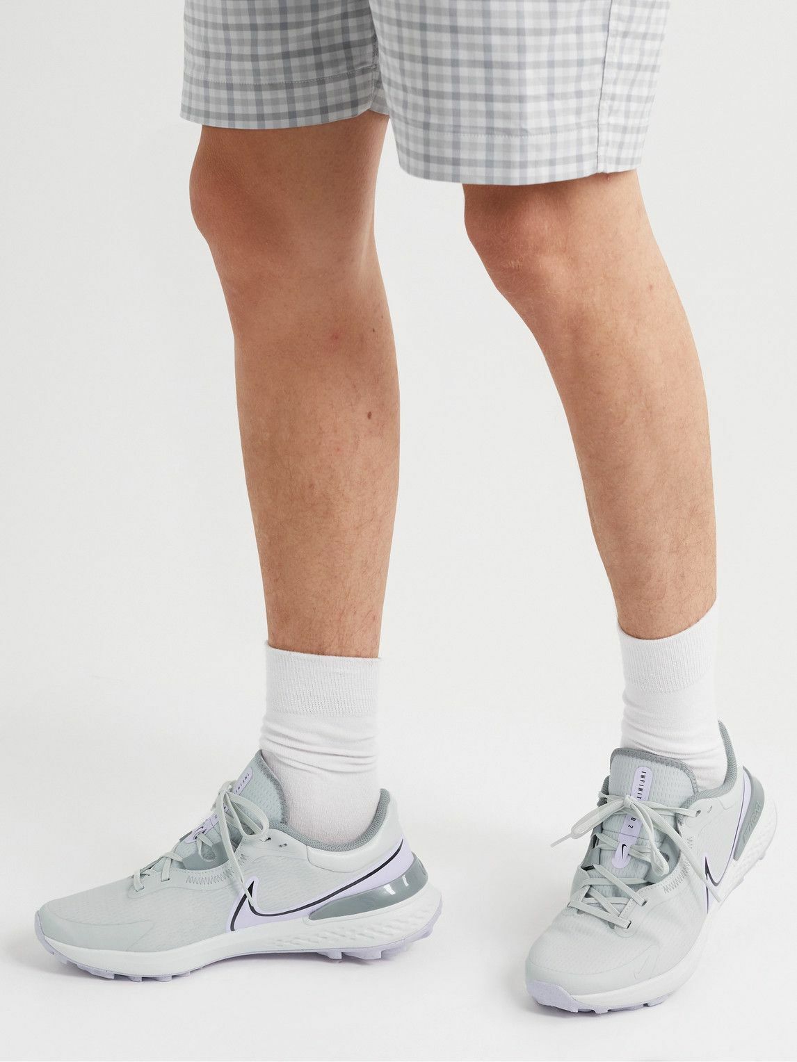 Nike Golf - Infinity Pro 2 Mesh Golf Sneakers - Gray Nike Golf