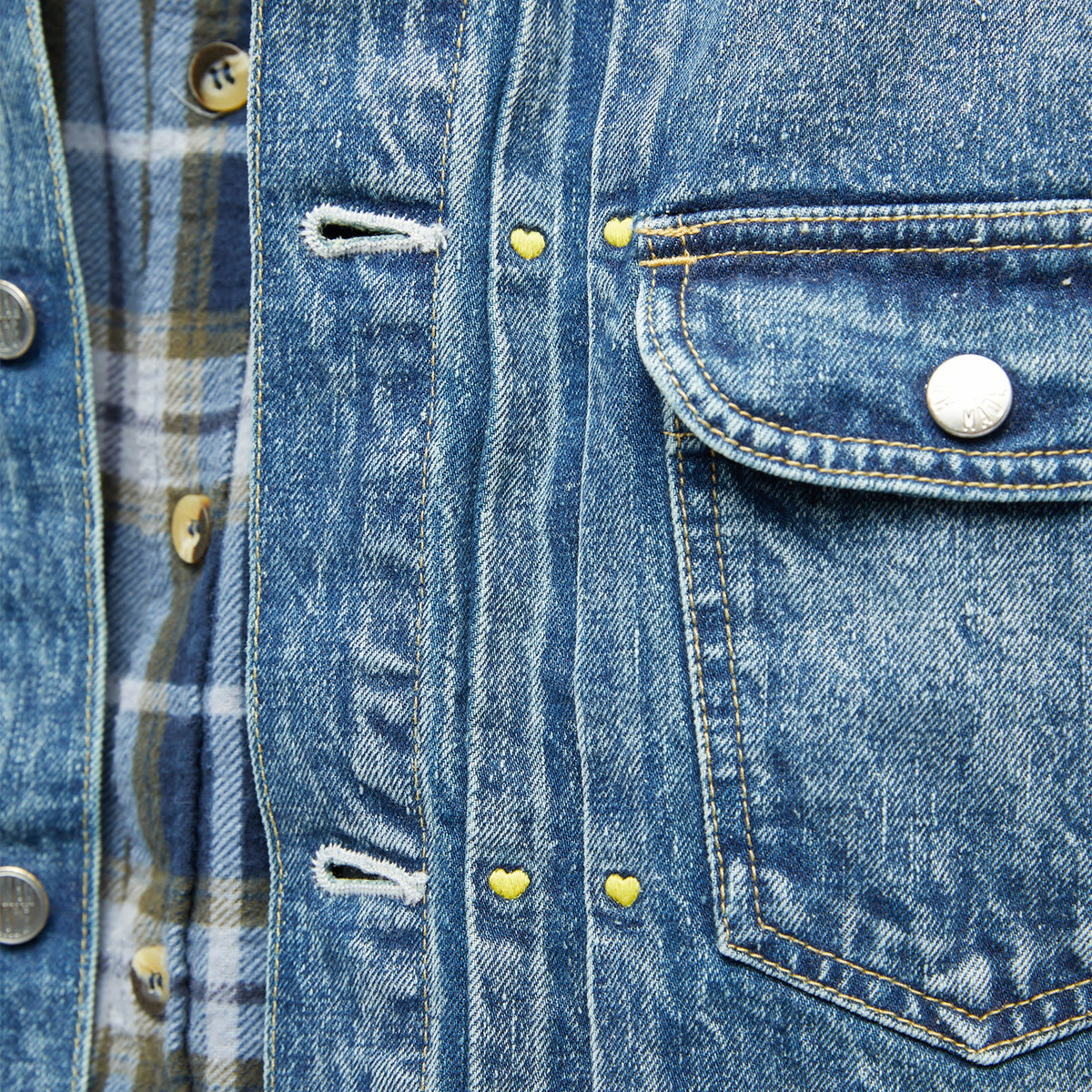 Human Made Men's Denim Work Jacket in Indigo Human Made