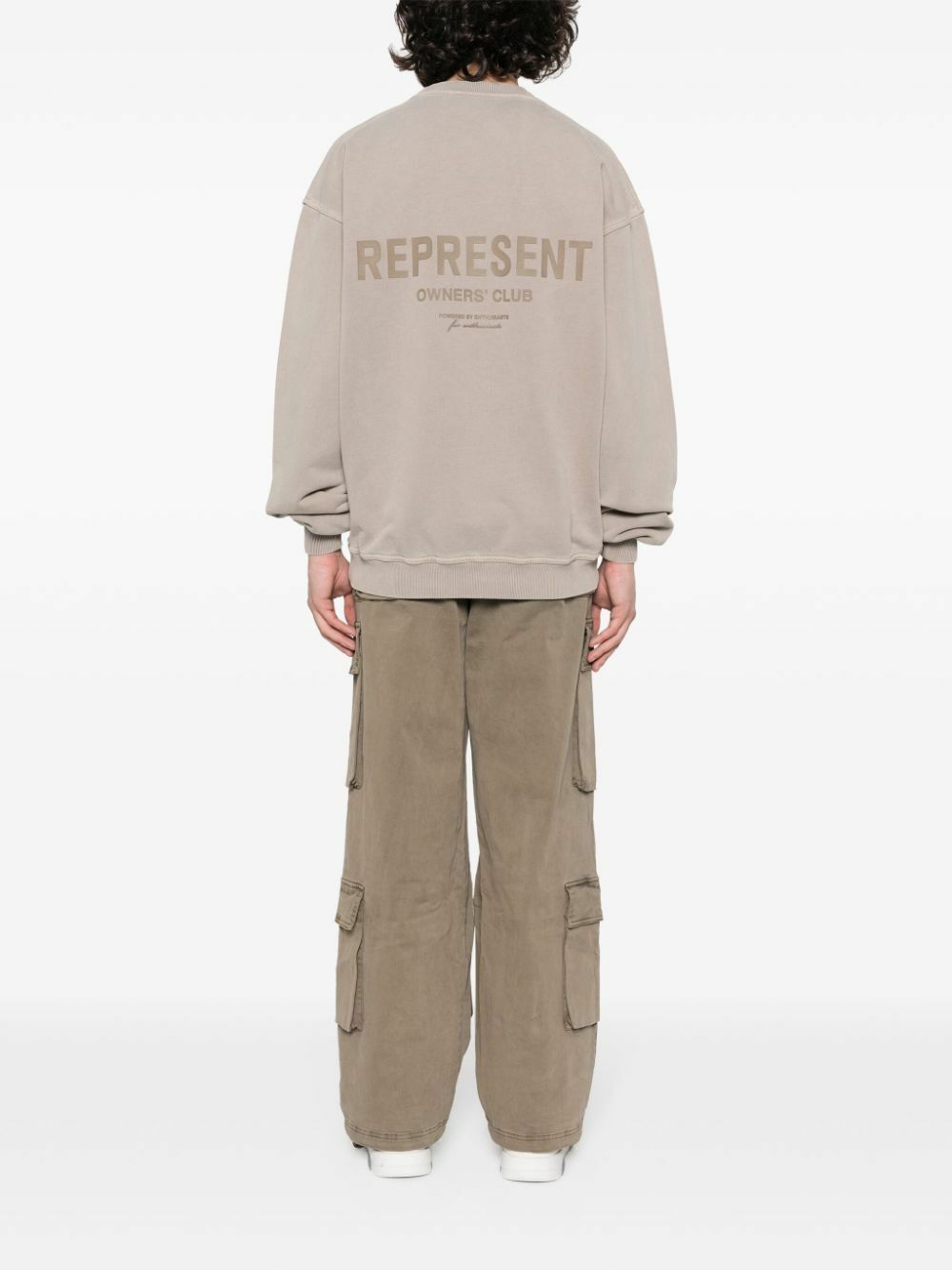 Represent Grey Owners' Club Cotton Sweatshirt Represent