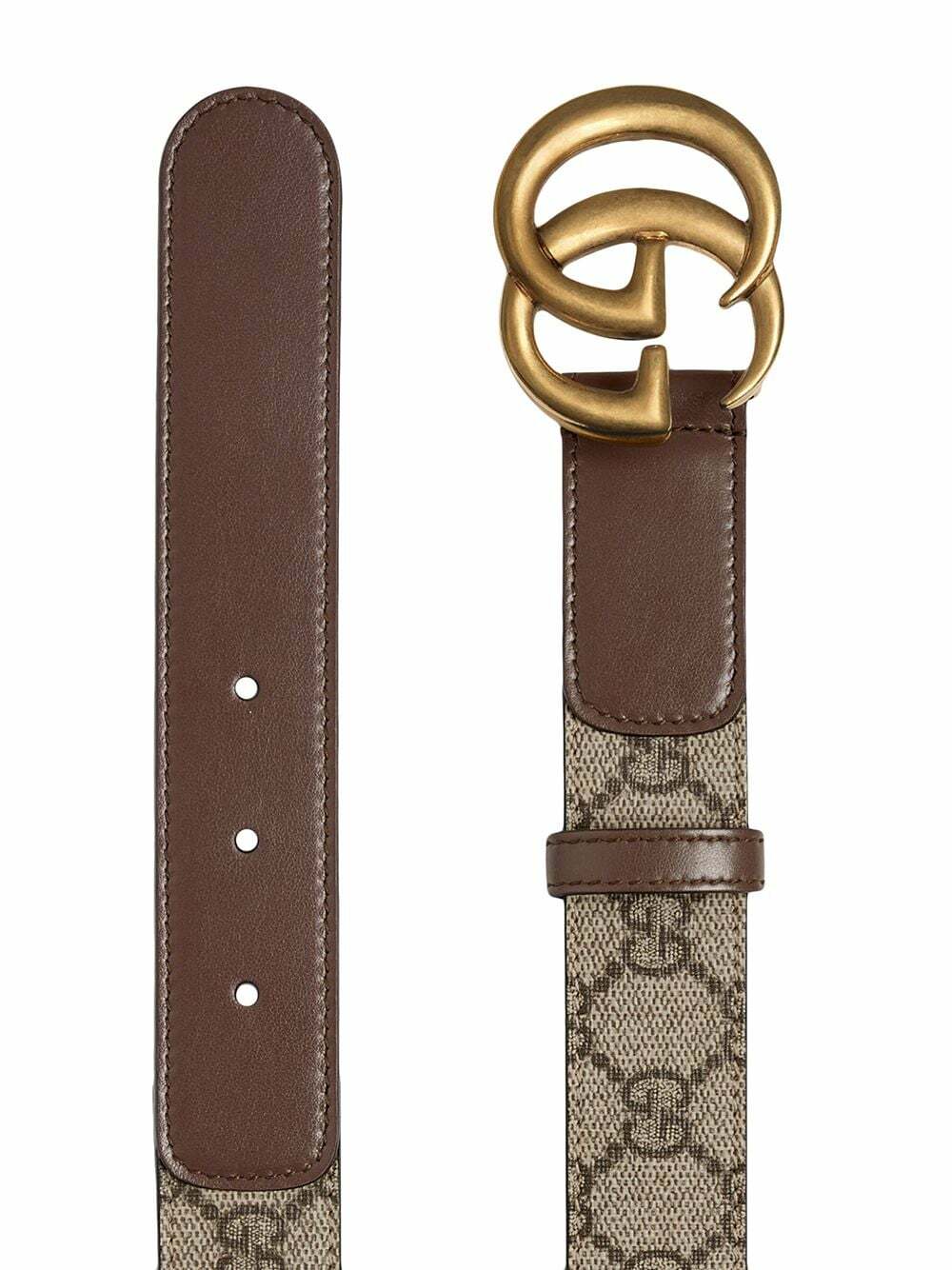 GUCCI - Gg Marmont Leather Belt Gucci