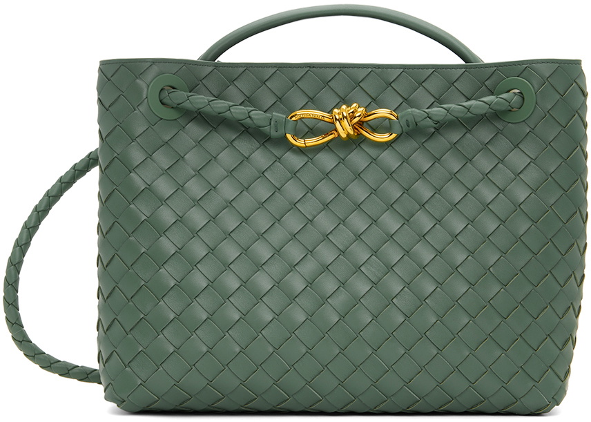 Bottega Veneta Green Medium Andiamo Bag Bottega Veneta