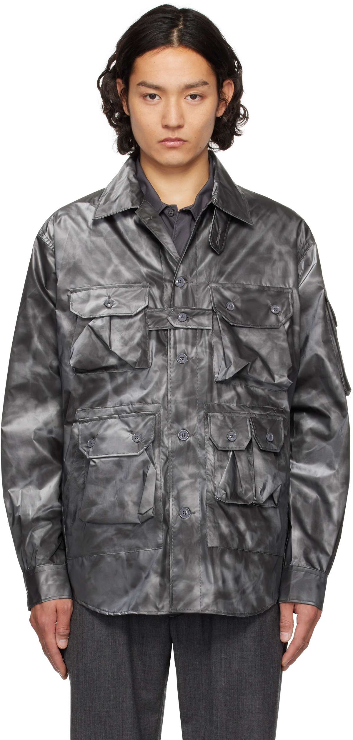 Engineered Garments Gray Explorer Overshirt Engineered Garments