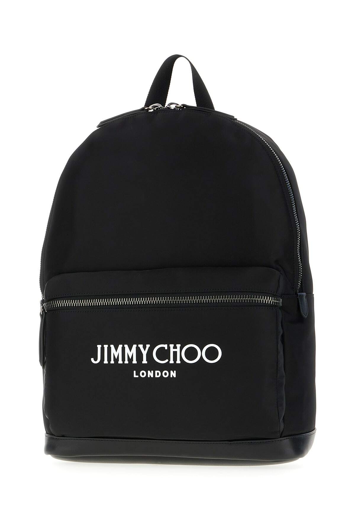 Jimmy Choo Black Nylon Backpack Jimmy Choo