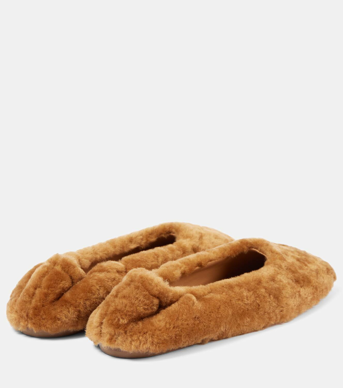 Dries Van Noten Shearling ballet flats Dries Van Noten