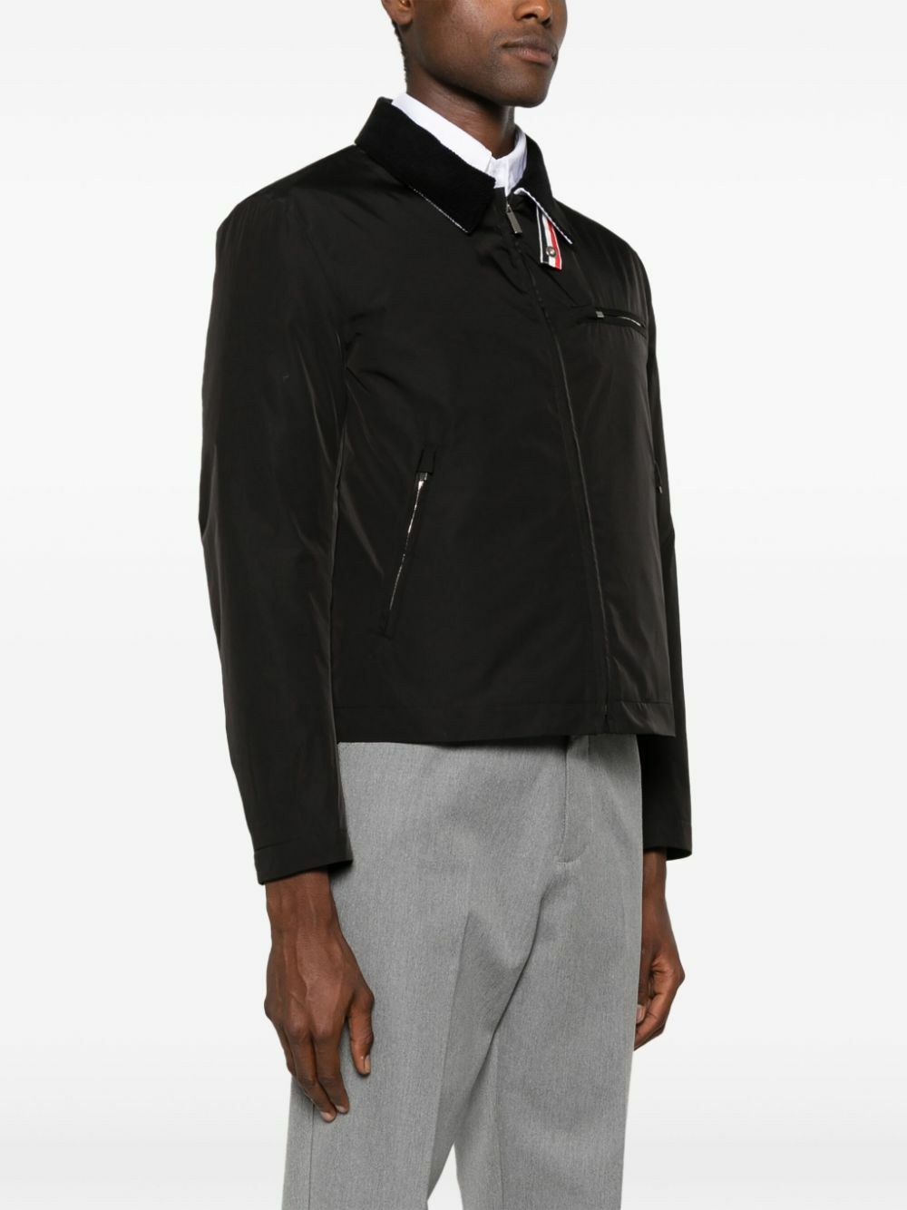 Thom Browne Black RWB Shirt Jacket Thom Browne