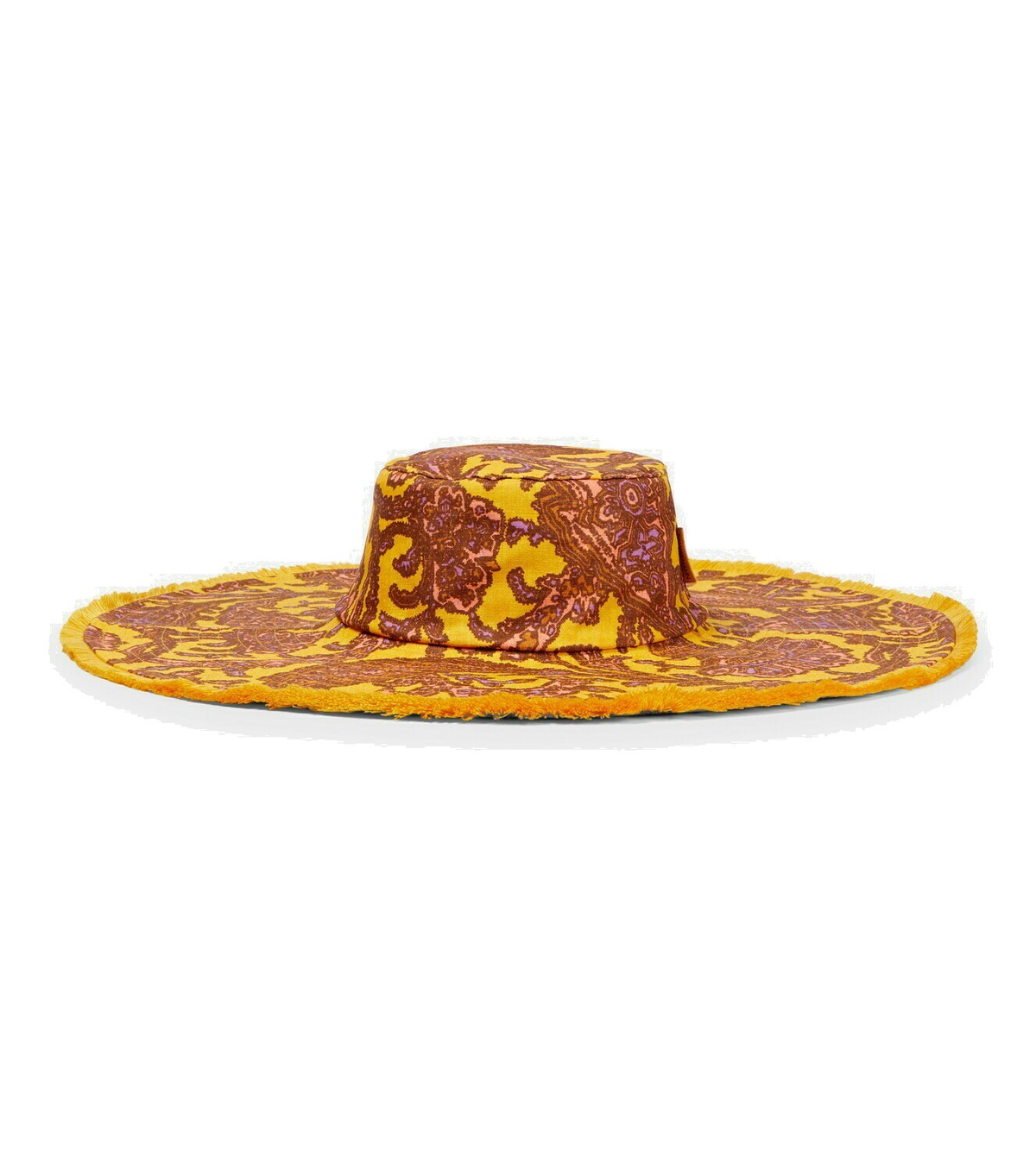 Zimmermann - Frayed linen floppy hat Zimmermann
