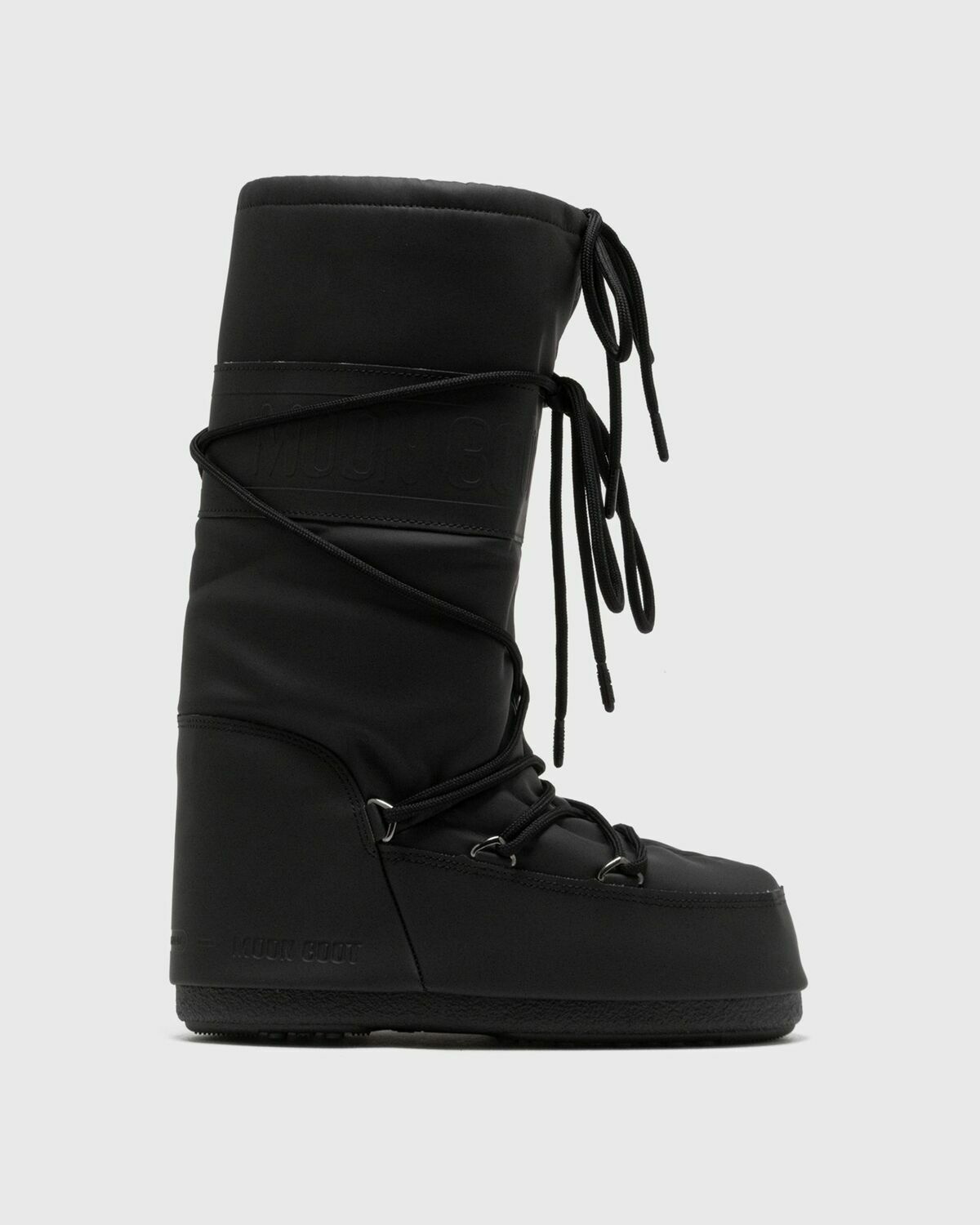 Moon Boot Mb Icon Rubber Black Boots Moon Boot
